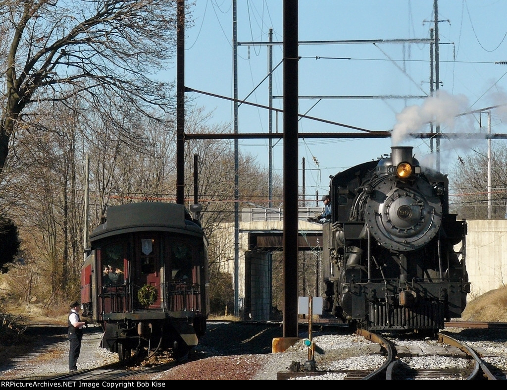 90 running around her train